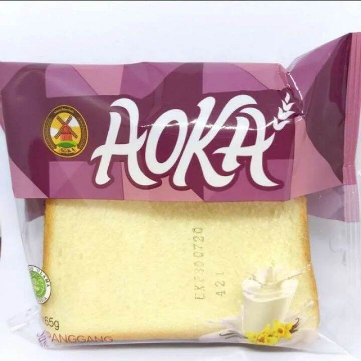 Roti Panggang AOKA Sandwich Rasa Vanilla Susu ( 5pcs ) | Lazada Indonesia