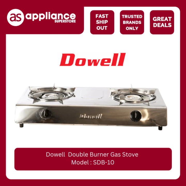 Dowell Double Burner Gas Stove SDB-10 | Lazada PH