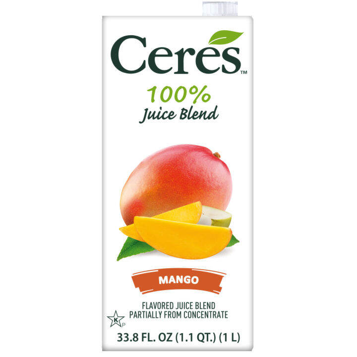 Ceres 100% Fruit Juice, Mango 1L | Lazada Singapore