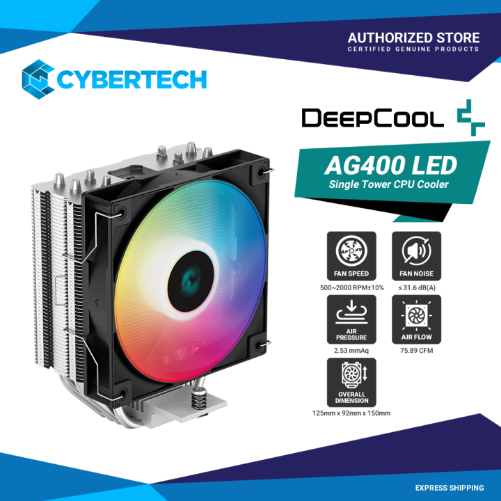 Deepcool Gammaxx Series AG400 LED Single Tower Cpu Tower ( R-AG400 ...