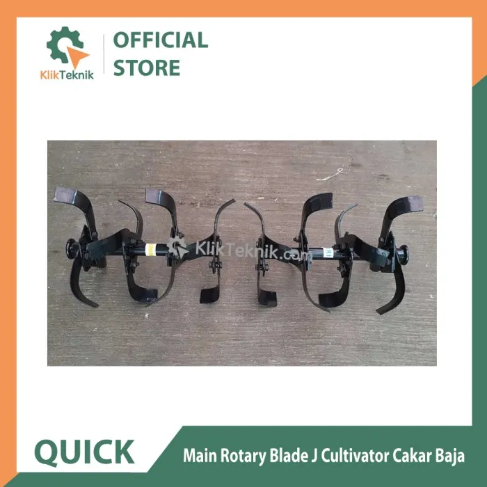 QUICK Main Rotary Blade J Cultivator Cakar Baja | Lazada Indonesia