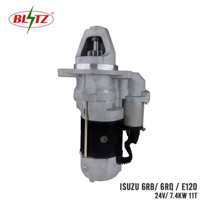 ISUZU 6RB 6RQ E120 STARTER ASSEMBLY 24V 7.4KW (11 TEETH) BLITZ | Lazada PH