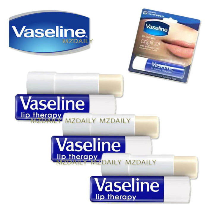 ( SET OF 3 ) Vaseline Lip Therapy Balm Sticks Original | Lazada PH