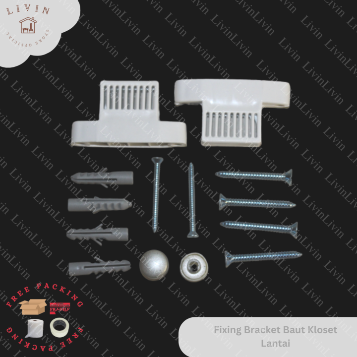 Fixing Bracket Baut Samping Closet Duduk Model Toto | Lazada Indonesia