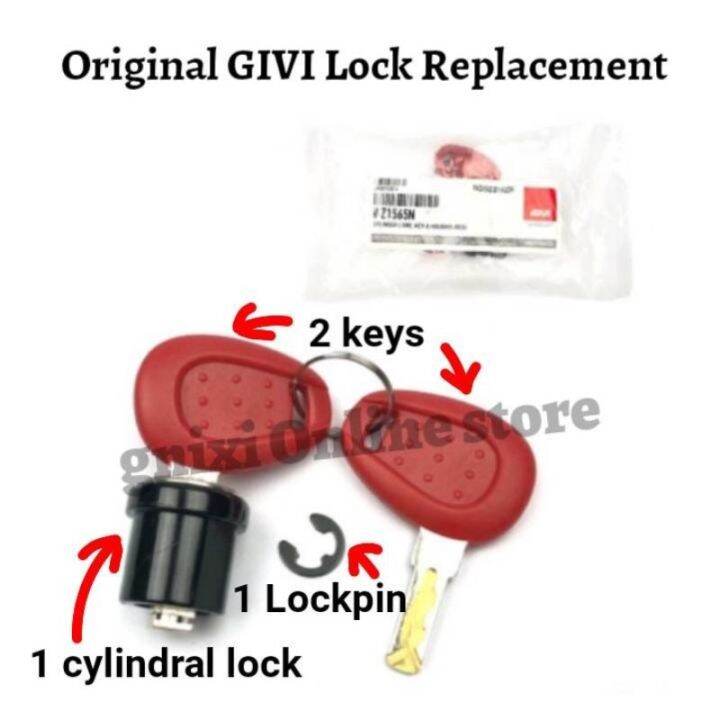 GIVI P/N Z1565N Cylindral Lock for B32N E30RN 350n B42N Replacement P/N ...