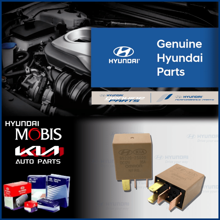 OMRON RELAY 12V 30A 4PIN FOR HYUNDAI KIA AIRCON/LIGHT/PUMP/HORN 95220 ...