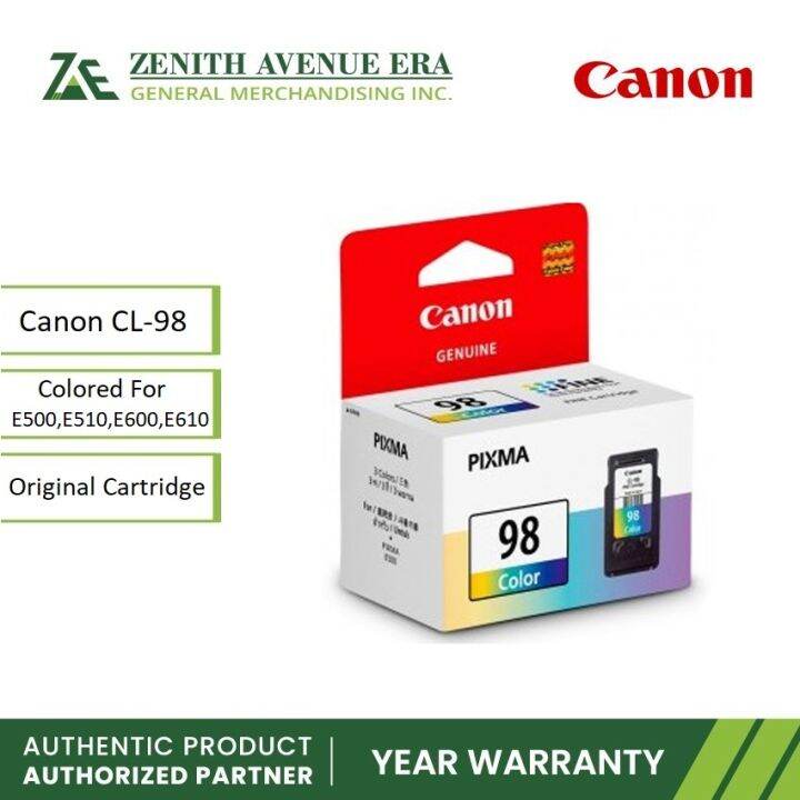 Canon CL-98 Colored for E500 | Lazada PH