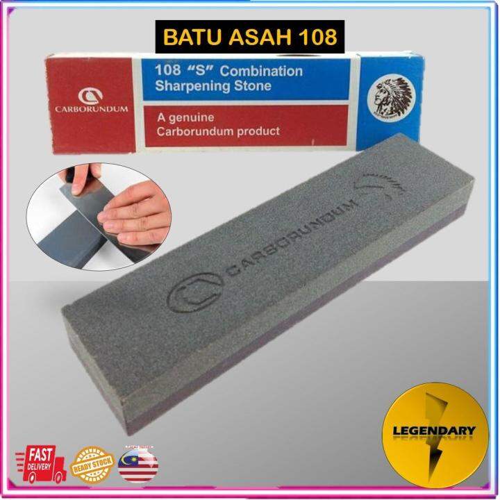 Batu Asah 108 8 INCH Pisau Parang Sabit Sharpening Stone Knives ...