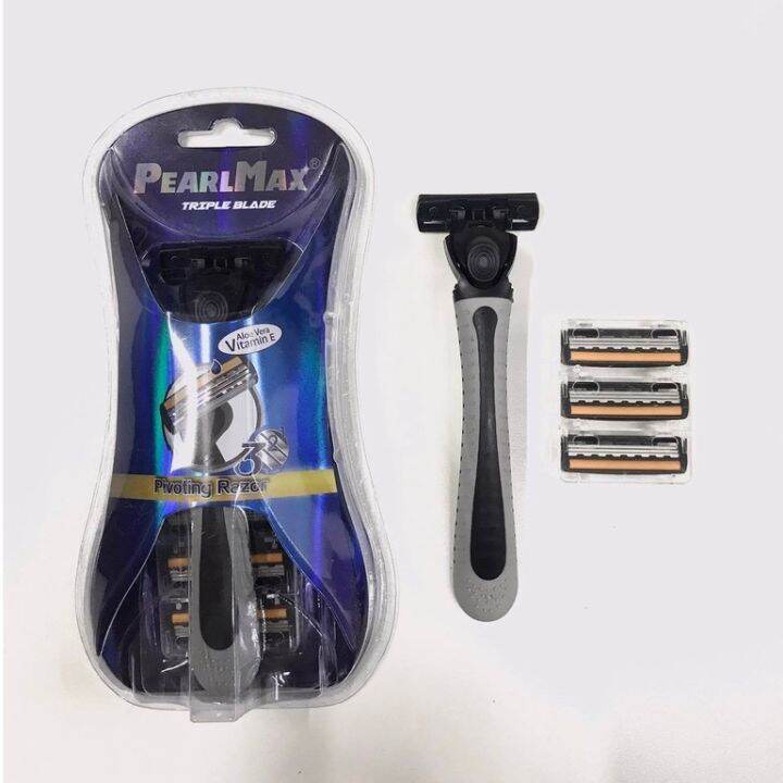 PEARLMAX Triple Blade Razor PM-309 | Lazada PH