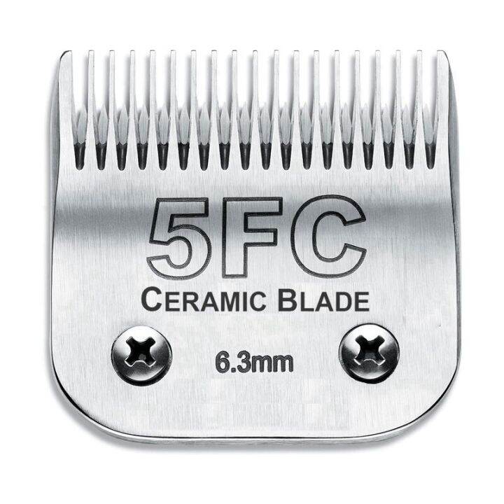 [Hot K] Detachable Pet Dog Clipper Blades Size 5FC 1/4”(6.3mm) For Andis Oster A5,Wahl KM Series ...