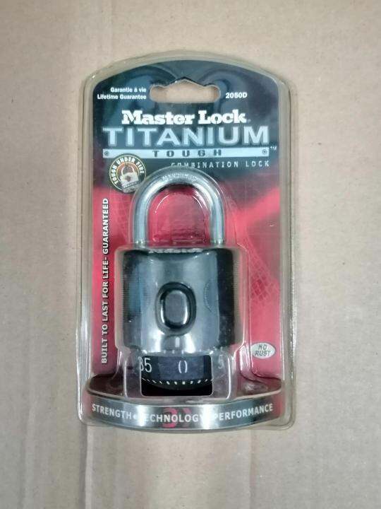 Master Lock Titanium SeriesCombination Lock 2050D 48mm | Lazada PH