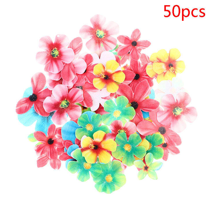 Home Living Mixed Edible Flowers Butterfly Wafer Rice Paper Cake ...
