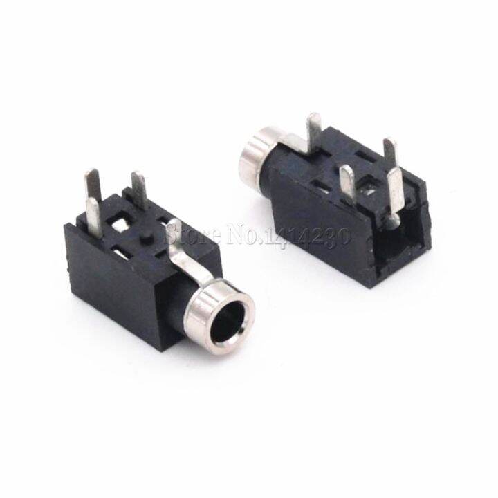10PCS 2.5mm Female Audio Connector 4 Pin DIP Headphone Jack Socket PJ ...