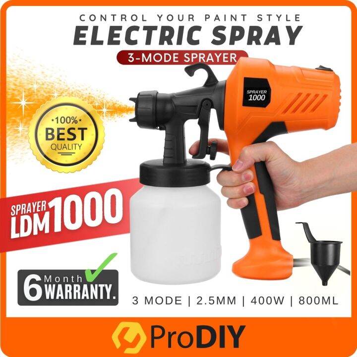 LDM-1000 400W 800ml Electric Paint Sprayer Gun Airless Spray Machine ...