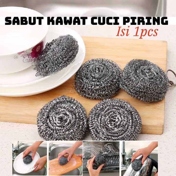 AZ SABUT BESI CUCI PIRING SPON KAWAT STAINLESS PEMBERSIH SERBAGUNA ...