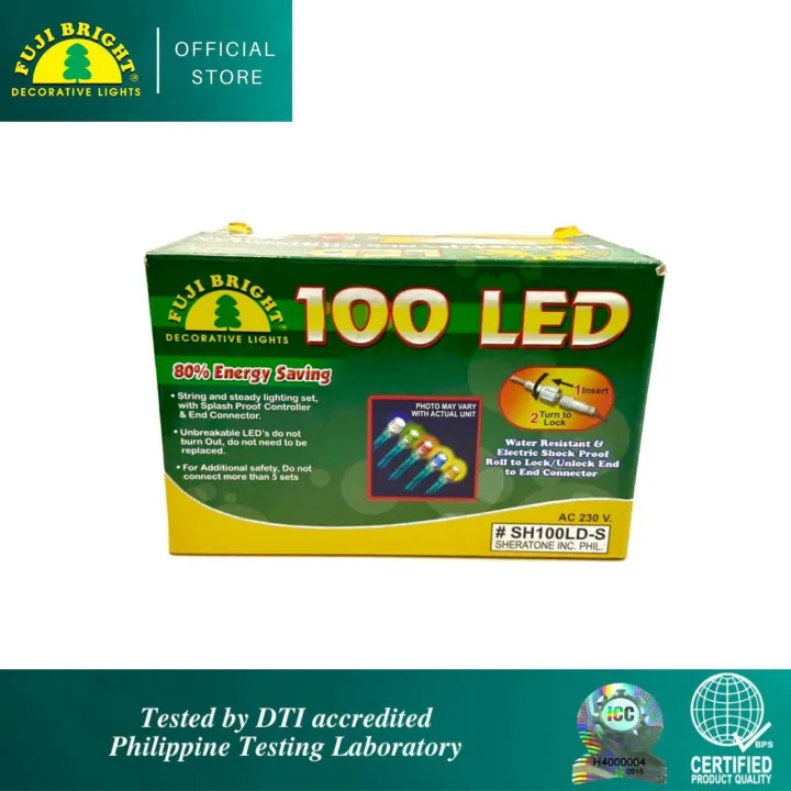100L Fuji Bright Christmas Lights Steady ICC with End Connector | Lazada PH