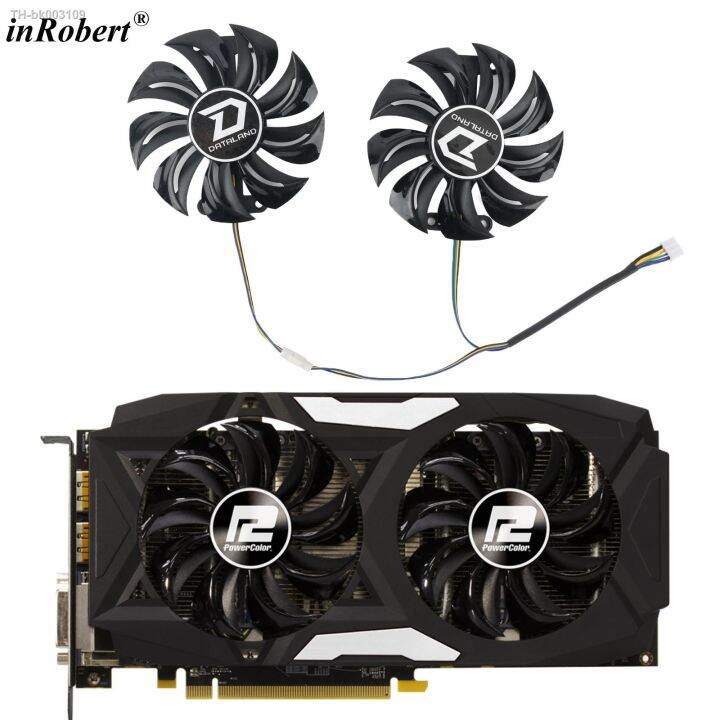 GA91S2U PowerColor Red Devil RX580 GPU Cooler Cooling Fan For Radeon ...