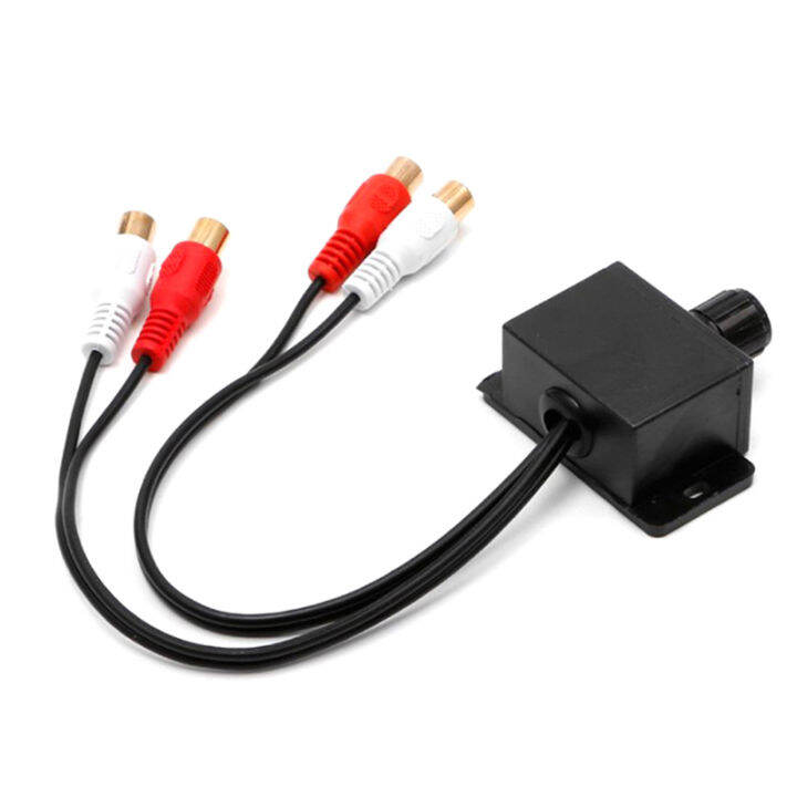 New New Car Speaker Car Audio Amplifier Bass RCA Level Remote Volume ...
