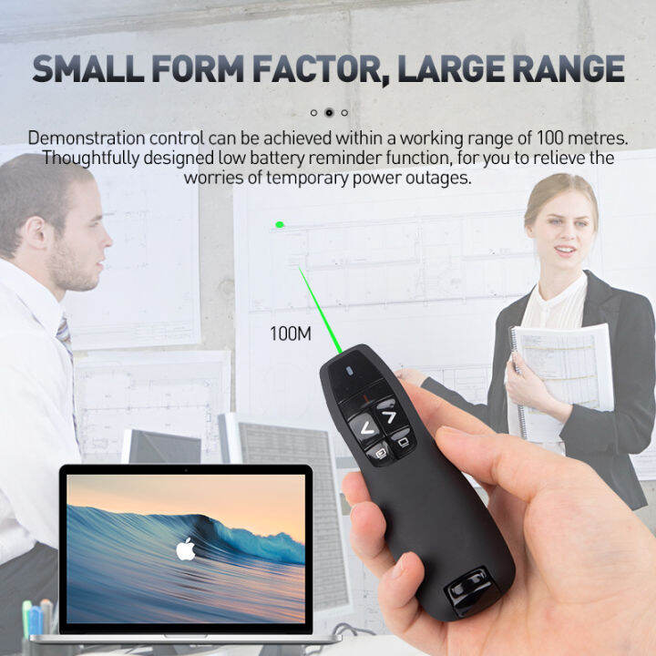 Wireless USB PPT Pointer Clicker Presenter Remote | Lazada PH