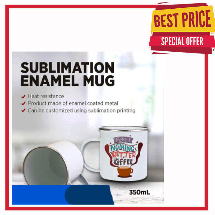 QUAFF Sublimation Enamel Mug with Brown Box | Lazada PH