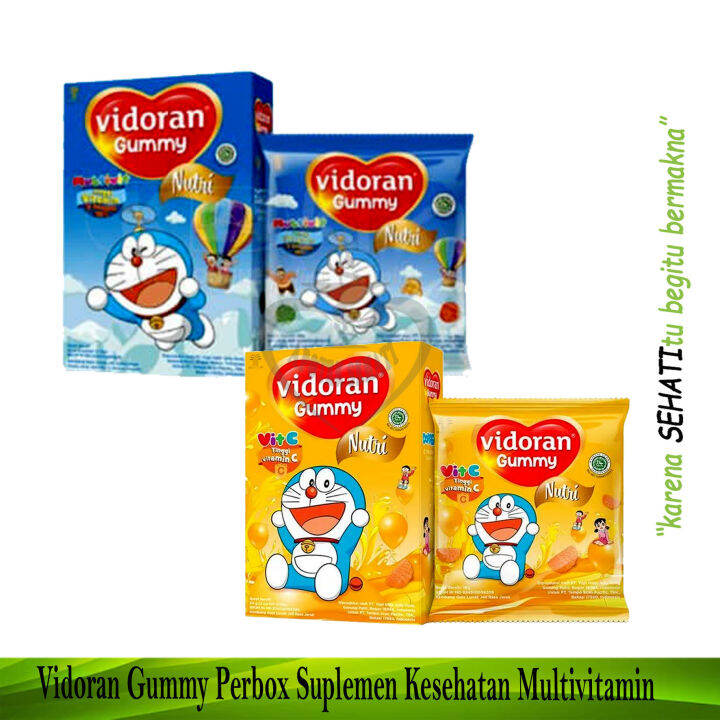 Vidoran Gummy Multivitamin Meningkatkan Daya Tahan Tubuh Anak | Lazada ...