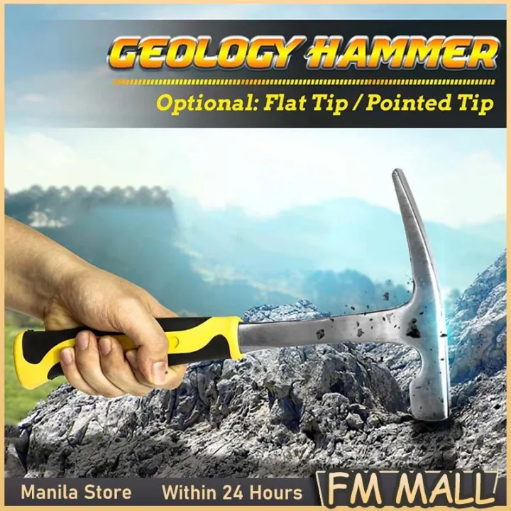 Prospecting Hammer High Carbon Steel Rock Pick Hammer With Pointed Tip ...