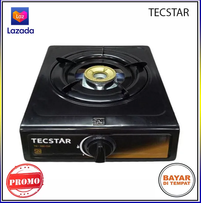 KOMPOR GAS 1 TUNGKU TECSTAR TG-388 CSA /KOMPOR GAS MURAH/KOMPOR 1 ...