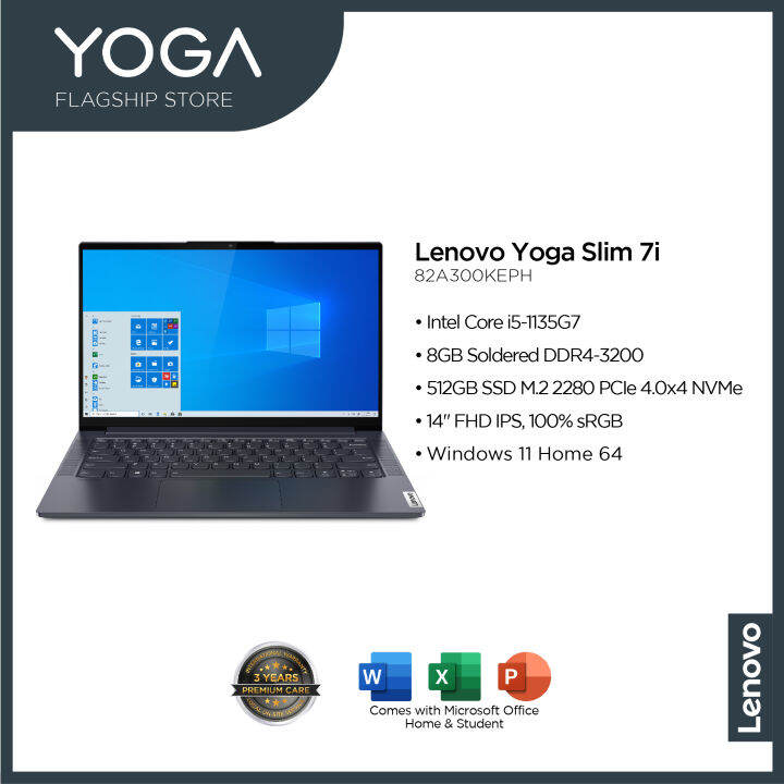 LENOVO Yoga Slim 7 | 82A300KEPH Anti-glare 14 " 100 % sRGB 14N Intel ...