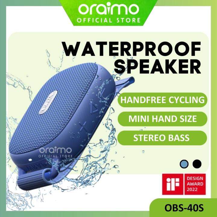 ORAIMO Original IP67 Waterproof Mini Outdoor Speaker Power Stereo Bass ...