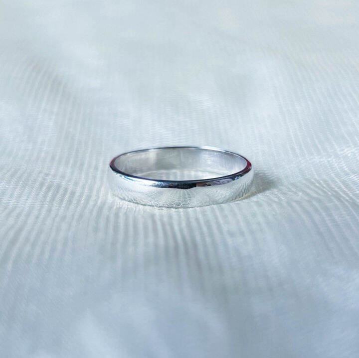 Perhiasan wanita cincin perak sterling silver 925 polos simple rings ...