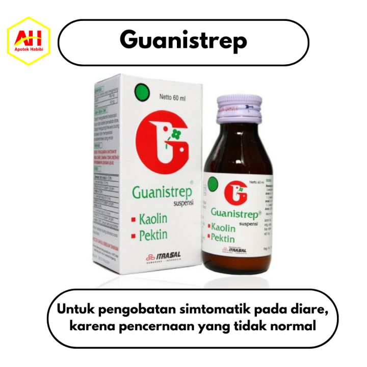 Guanistrep Suspensi 60 ml | Lazada Indonesia