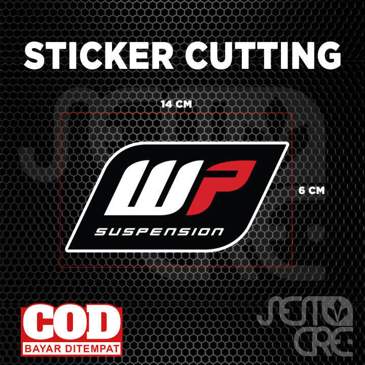 Stiker Print Cut WP SUSPENSION [SCV11] Stiker Printing Laminasi Glossy ...