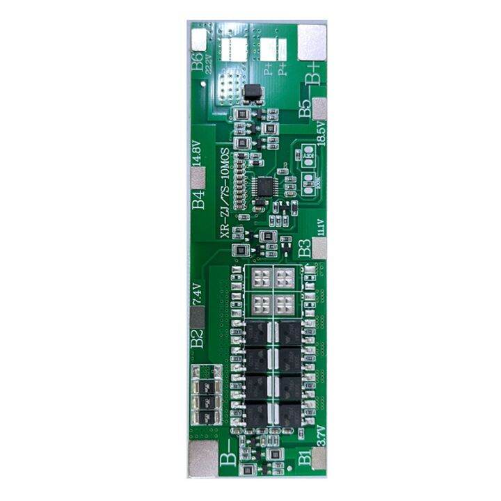 BMS 7S 24V Li-Ion 18650 Battery Packs Charge Board with Balance ...