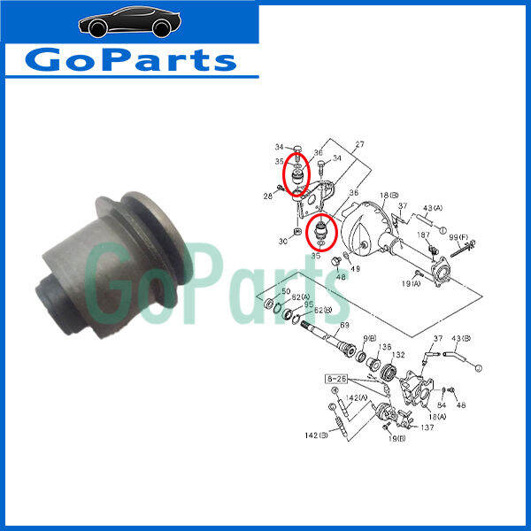 Front Axle Bush / Differential Bush Isuzu D-max / Dmax 2.5 3.0 [2005 ...