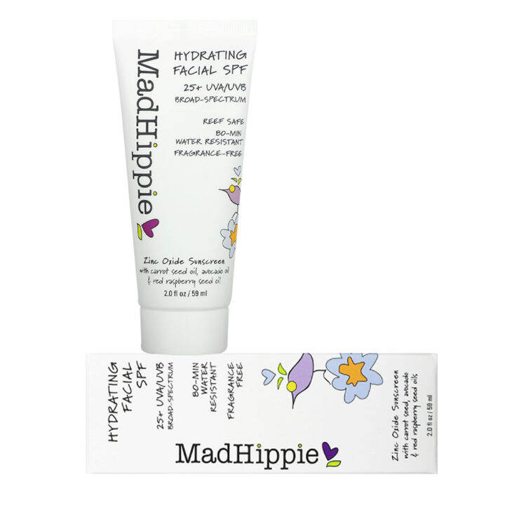 Mad Hippie Hydrating Facial Sunscreen SPF 25+ Broad Spectrum | Lazada