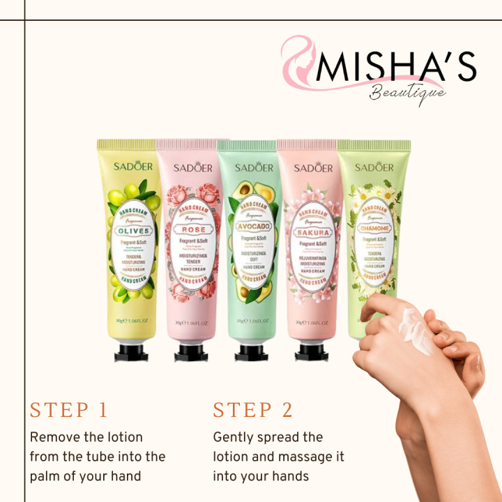SADOER ORIGINAL Plant Extract Moisturizing Mini Hand Cream 30g [Anti ...