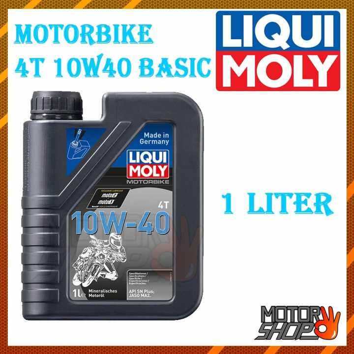 100% ORIGINAL} LIQUI MOLY 10W40 MINERAL OIL + FILTER YAMAHA MADE IN ...