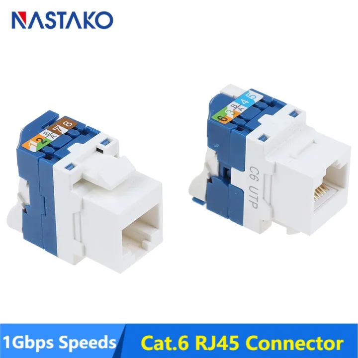 Cat6 Keystone Jack Network Module Cat 6 Modular RJ45 Connector France ...