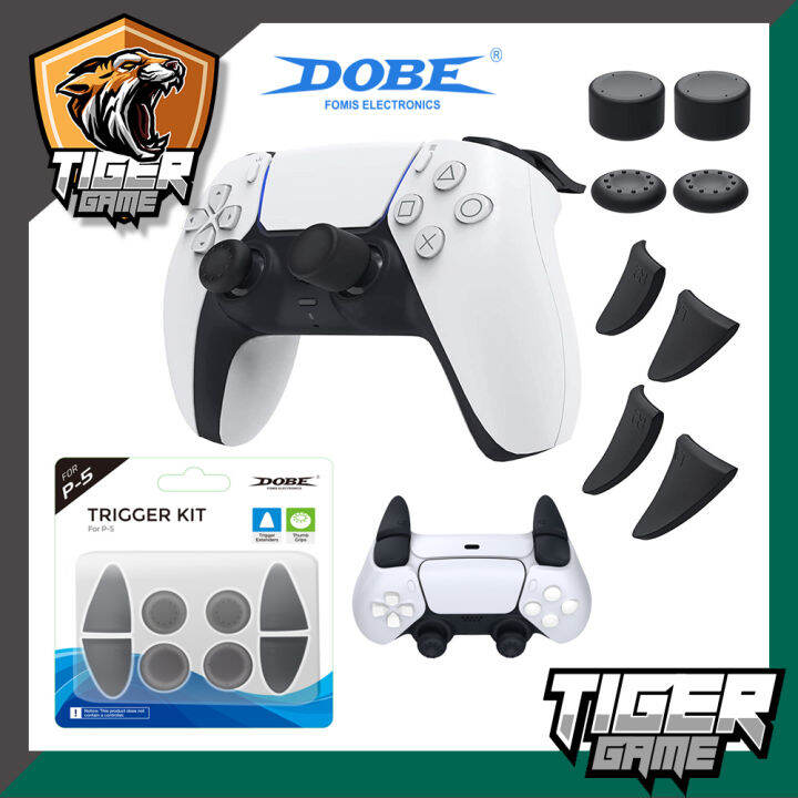 Dobe Trigger Kit for PS5 Controller (TP5-0513)(ปุ่มเสริมจอย ps5)(Ps5 Controller)(thumb grip ps5 ...