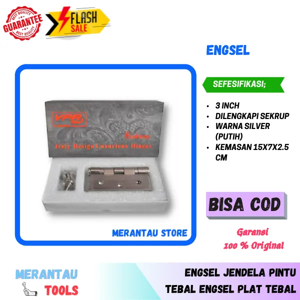 Engsel Pintu Kayu Vpr Tebal 3 Inch Engsel Jendela Engsel Lemari Engsel ...