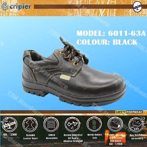 READY STOCK CRIPIER SAFETY SHOES , BLACK – Model 6011-63A | Lazada