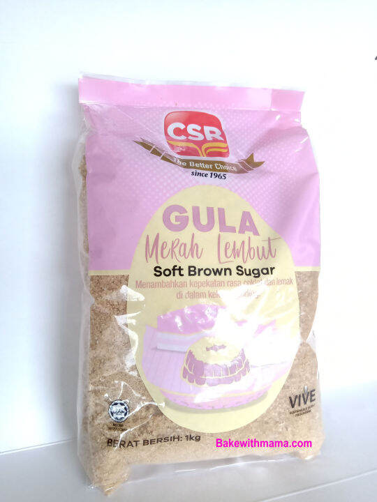 CSR natural / soft brown sugar / gula perang 1kg | Lazada