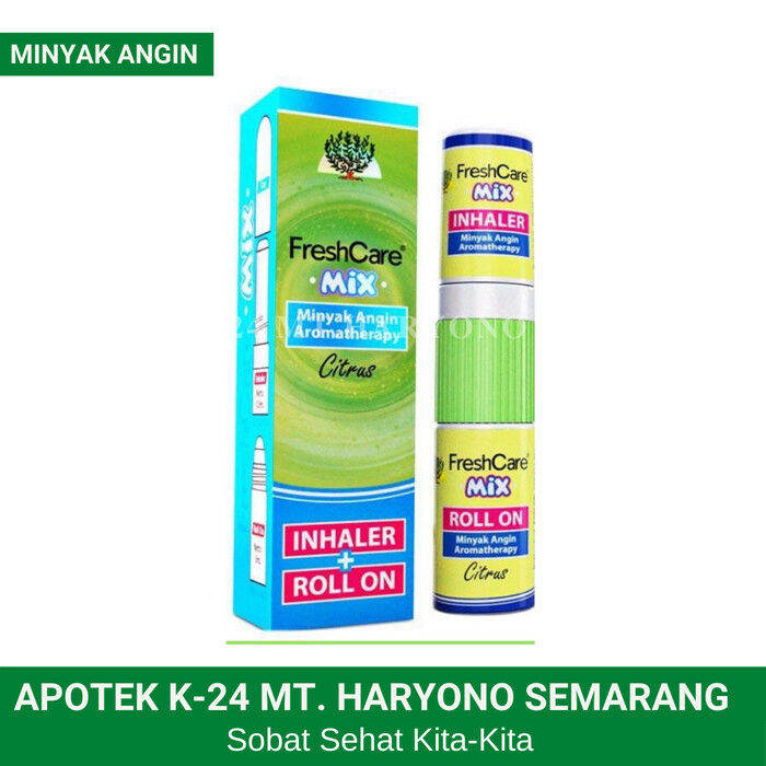 Fresh Care Mix Citrus Inhaler & Roll On 5 ML - Minyak Angin Roll On ...