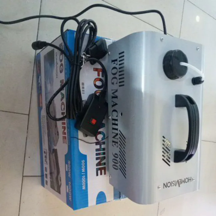 FOG MACHINE 900 WATTS SMOKE FLUID (FREE FOG SOLUTION 100 ML) | Lazada PH