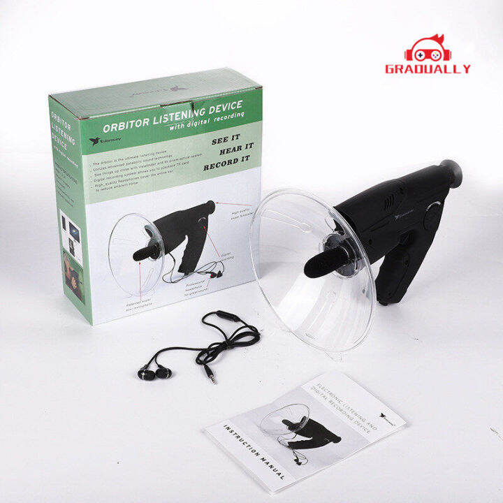 Parabolic Microphone Bionic Ear for Range Listening Device, Bird ...