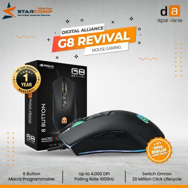 Digital alliance G8 Revival Gaming Mouse | Lazada Indonesia