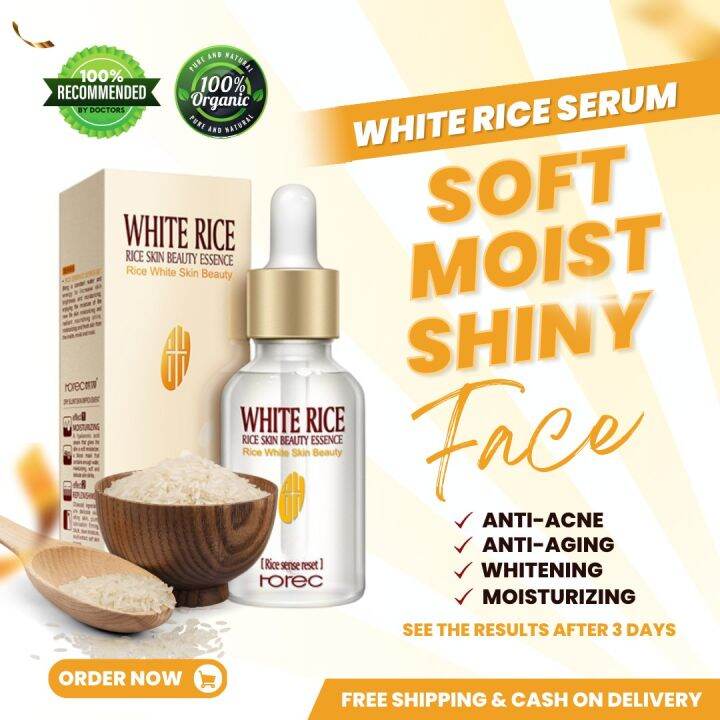 Original White Rice Serum Original Whitening Face Moisturizing Cream