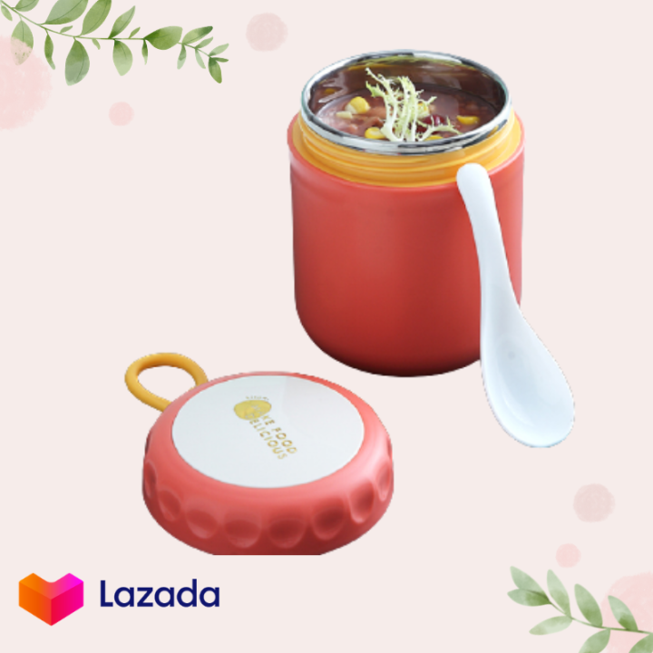 Termos Sup Mini Anti Tumpah Tahan 6 Jam 400ml / Tempat Bubur / Kotak ...