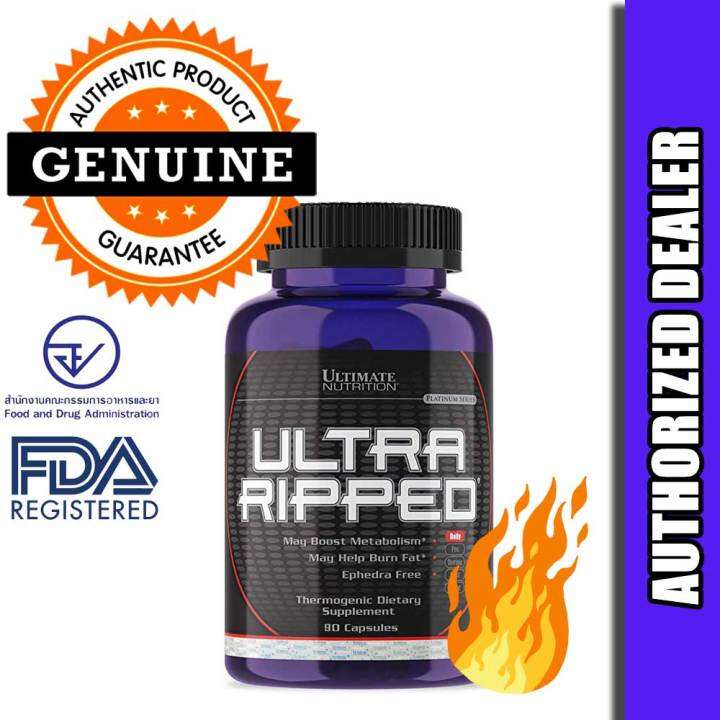 Ultimate Nutrition Ultra Ripped 2 Capsules Fat Burner เผาผลาญไขมัน 1