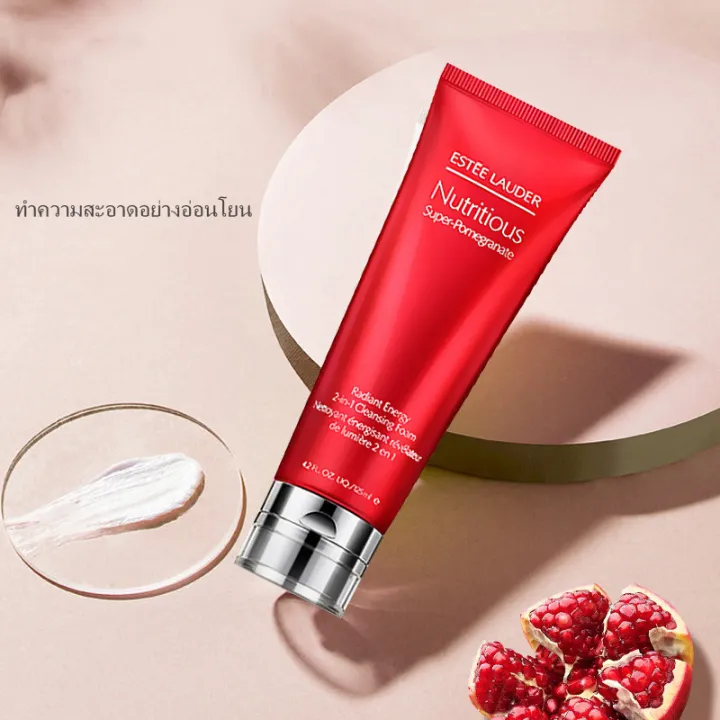 เอสเต้ ลอร์เดอร์ Fresh Bright Red Pomegranate Moisturizing Cleanser ...